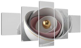 Obraz - Zlatá perla (125x70 cm)