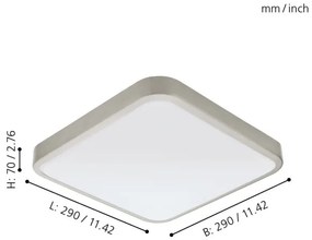 Eglo 96231 - LED koupelnové svítidlo MANILVA LED/16W/230V IP44
