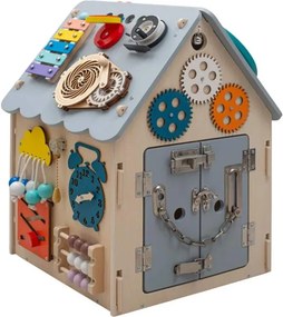 Activity Board Domeček LED Montessori Baby Mix