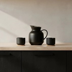 Černá plastová termokonvice 1 l Amphora – Stelton