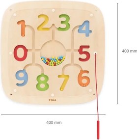Viga 44811FSC Tablica edukacyjna - magnetyczna zabawa z liczbami