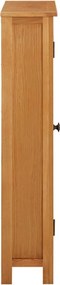 Úložná skříňka 50 x 22 x 110 cm masivní dubové dřevo 329926
