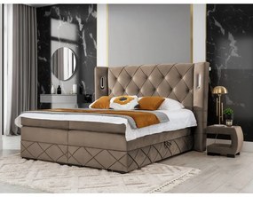 Kontinentální postel Banjul Lux, Rozměr postele: 160x200, Barva:: Kameleon 59