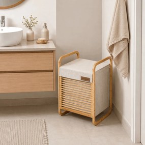Autronic Koš prádelní DT3023 Barva potahu: Béžová