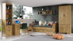 Postel 2S AIRON 90x200, dub artisan Kondela 0000374712