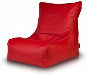Ecopuf Sedací vak Ecopuf - SAKURA - ekokůže E6 - Červená