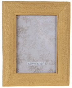 Rezavý antik fotorámeček s plastickým okrajem - 20*2*25 cm / 13*18 cm