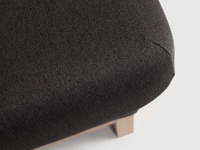 Nordic Design Antracitově šedá látková podnožka Skandi