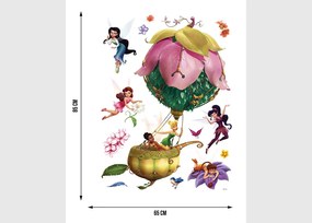 Dětská samolepka na zeď Disney Víly v Balónu | 65 x 85 cm | DDK884