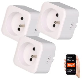 Immax NEO 07762C - SADA 3x Chytrá zásuvka NEO LITE 3680W/230V/16A Wi-Fi Tuya 07762C