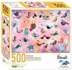 Brain Tree Puzzle Pohádkoví ptáci 500 dílků