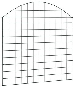 vidaXL Marketos Obloukový zahradní plot 77,5 x 78,5 cm zelený
