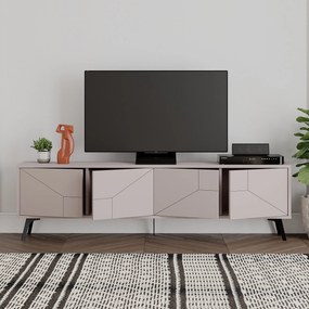 KALUNE DESIGN dřevěný TV stolek DUNE světlý 50x180 cm 855DTE3096