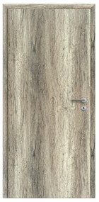 Doornite Protipožární dveře 80 L, 820 × 1970 mm, fólie, levé, dub Grand, plné