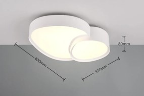 Bílé LED stropní svítidlo 36x43.5 cm Rise – Trio