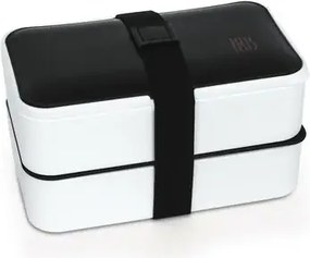 Iris Barcelona Obědový box s příborem Bento 1.2 l bílý