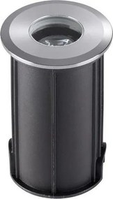 NV 9203113 Venkovní zapuštěné svítidlo do země BANG nikl satén hliník LED 1W 3000K IP67 100-240V 42st. vč. driveru - NOVA LUCE