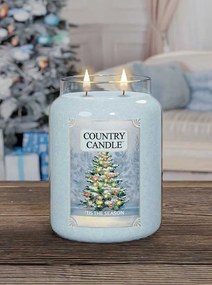 Country Candle Vonná Svíčka 'Tis the Season (sójový vosk), 652 g