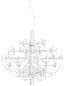 Flos 2097-50, luxusní matně bílý lustr, 50x15W E14 čirá, prům. 100cm, výška 88cm
