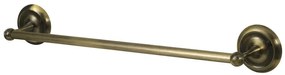 BISK Erga Deco, 1-ramenný držák na ručníky 460 mm, antická mosaz, ERG-00410