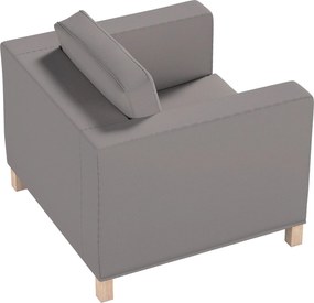 Potah na křesko IKEA Karlanda, krátký barva béžová látka pletený vzor