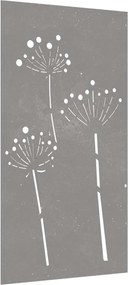 vidaXL Zahradní nástěnná dekorace 105 x 55 cm cortenová ocel Květina [824486]