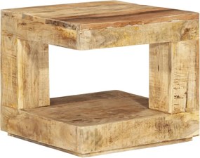 Konferenční stolek 45 x 45 x 40 cm masivní mangovníkové dřevo 338007