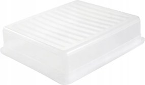 Keeeper Úložný box s víkem (má dvě funkce) BEA Clearbox 8L, 39 x 26,5 x 10 cm