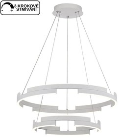 Designový LED lustr na lanku Redo 01-3177 CASTLE/  průměr 60 cm/ LED 60W