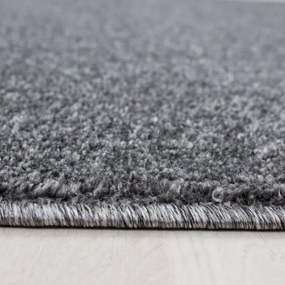 Ayyildiz, Kusový koberec Ata 7000 grey kruh, 120x120 (průměr) kruh, šedá, obývací pokoj