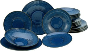 XXXLutz JÍDELNÍ SOUPRAVA Sea Breeze Blue 18dílné Creatable - Online Only nádobí - 007768135601