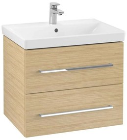 Villeroy & Boch Avento - Umyvadlová skříňka, 63x51x45 cm, 2 zásuvky, Nordic Oak A89000VJ