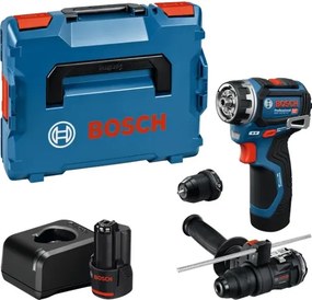 Bosch AKU šroubovák GSR 12V-32 FC, 2x12V/2,0Ah s rukojetí v L-Boxxu 102 06019N7104