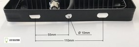 LED Solution Bílý LED reflektor 50W Premium Barva světla: Teplá bílá 21409