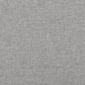 Box spring postel s matrací světle šedá 120x190 cm textil 3269657
