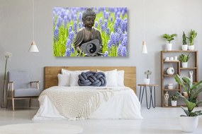 Obraz jin a jang Budha - 90x60 cm