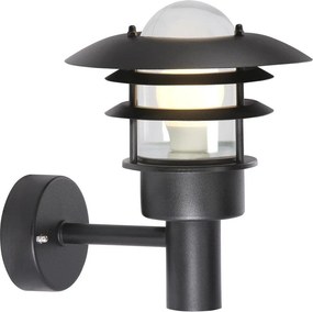 NOR 71431003 Venkovní nástěnné svítidlo Lønstrup 22 1x60W E27 černá čirá - NORDLUX