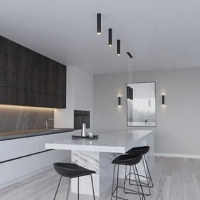 Lustr SOLLUX Lagos 2 GU10 2x40W bez zdroje SL.0328 černá
