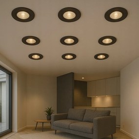ECOLIGHT Halogenové stropní LED zapuštěné CCT svítidlo