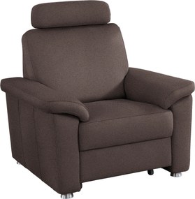 XXXLutz TELEVIZNÍ KŘESLO, textil, tmavě hnědá Beldomo System - TV křesla - 000436001862