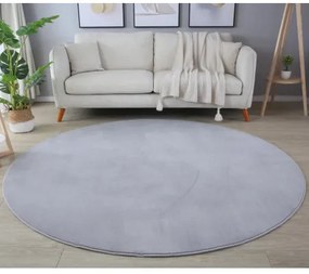 Kusový koberec kruh Sky 5400 silver Kruh 200 cm průměr