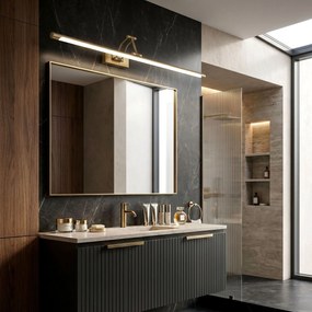 Toolight Rea, Koupelnové nástěnné LED svítidlo SWE024-1W 80cm Brush Gold, OSW-20123