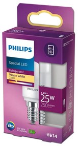 Philips 8718699771959 LED žárovka 1x3,2W E14 250lm 2700K teplá bílá, matná bílá, do lednice