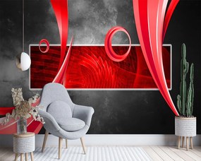 Gario Fototapeta Geometrická kompozice na šedém pozadí Materiál: Vliesová, Rozměry: 100 x 70 cm