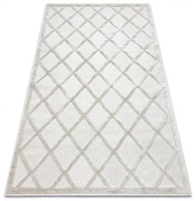 koberec SANTO SISAL 58365B Mříž, béžový velikost 160x220 cm | krásné koberce cz