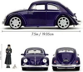 Jada Wednesday auto 1972 VW Beetle a figurka Wednesday / 1:24 / od 8 l