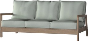 Potah na pohovku IKEA  Lillberg 3-místná nerozkládací barva modrá látka pletený vzor