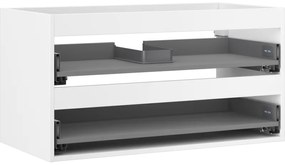 Mexen Box-A korpus skříňky pod umyvadlo 90 cm, 2 zásuvky, bílý mat - 91AX0-0900-470-2-01