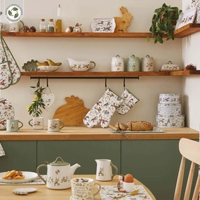 Bavlněné kuchyňské rukavice v sadě 2 ks Forest Fable – Cooksmart ®