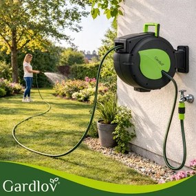 Nástěnný naviják na hadici – automatický buben s hadicí 30 m